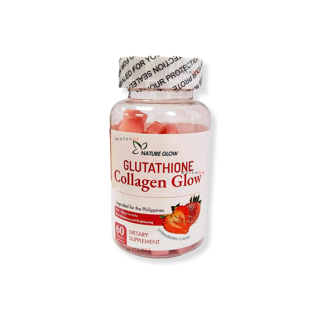 Nature Glow Glutathione Collagen Glow Strawberry Flavor – watsonz